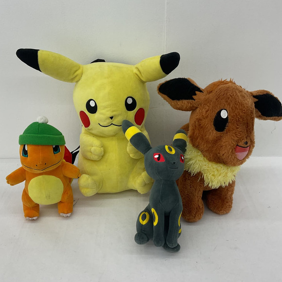 Nintendo | Toys | Pokemon Plush Lot Yellow Pikachu Charmander Nintendo ...